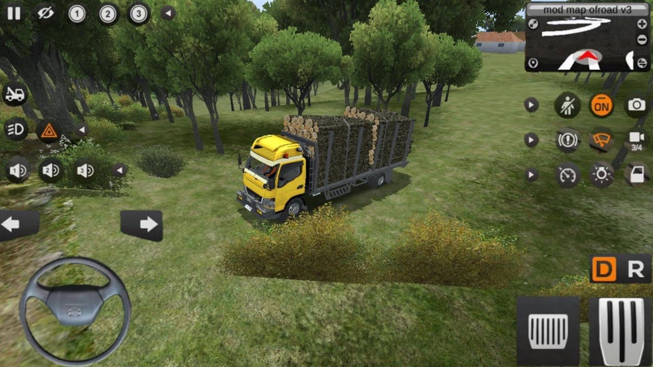 Game Mobil Truk Canter Muat Kayu.Bussid Truk Oleng Simulator (Bus ...