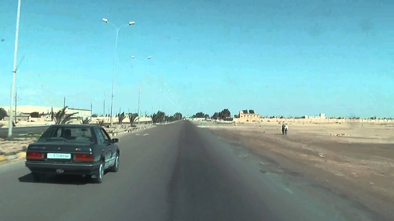 Libya 18: Last town before Libyan desert - YouTube
