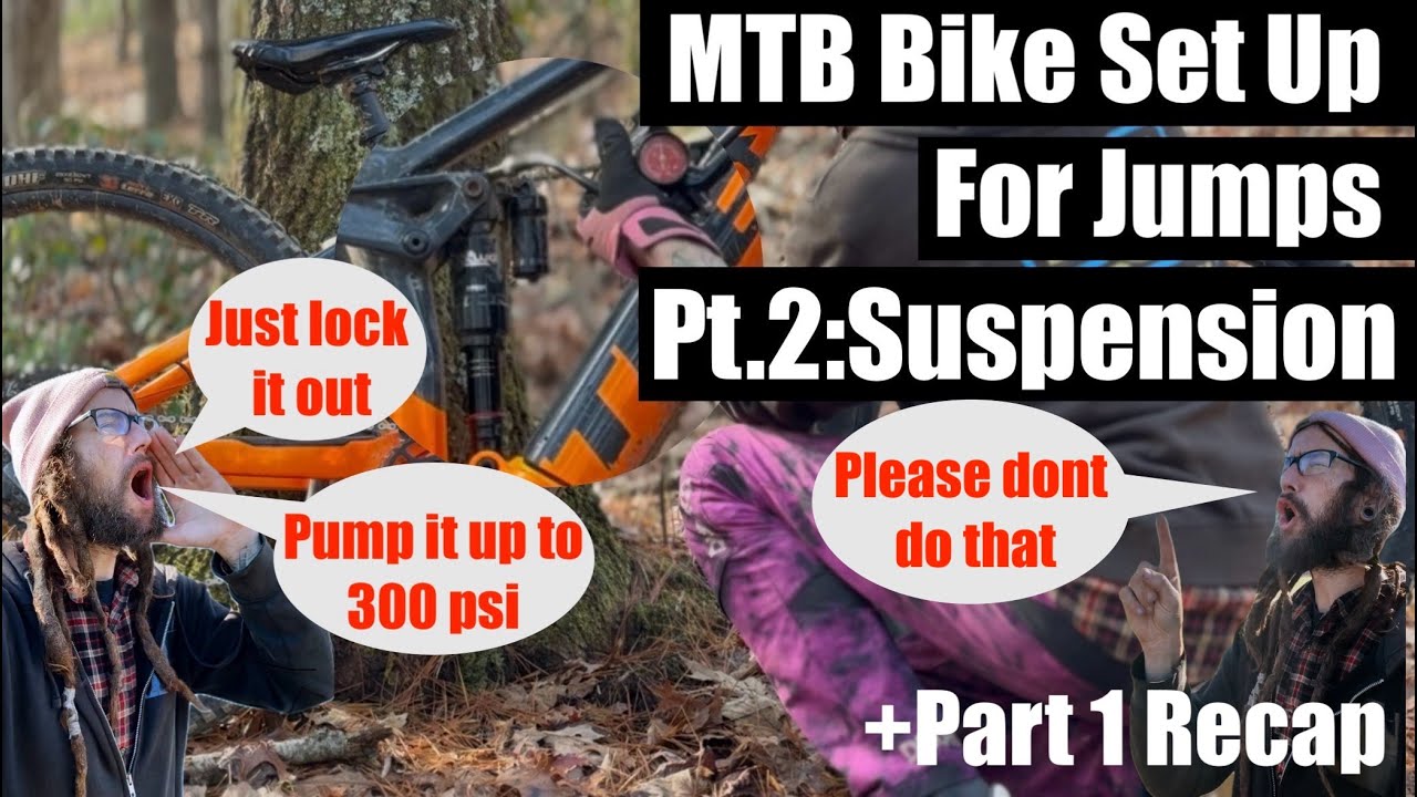 Just lockout your shock!?😳 MTB Set up for Jumps pt2. Suspension ...
