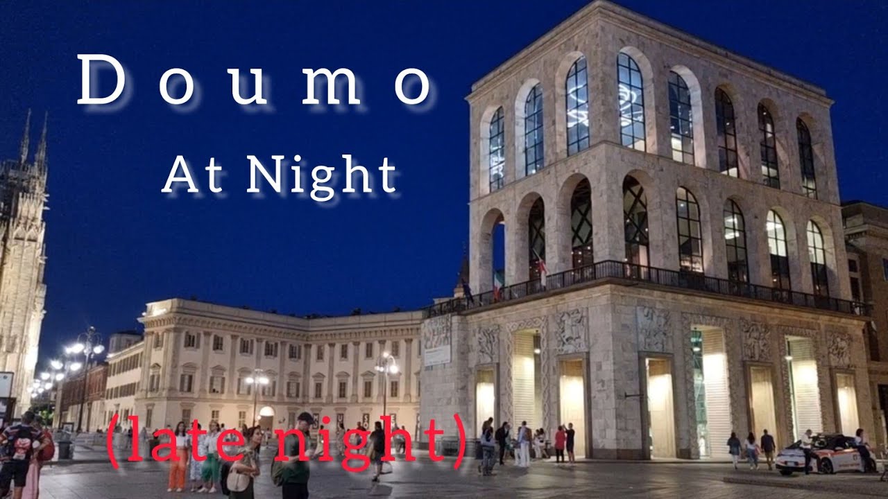 Doumo at Night / Doumo milano Italia - YouTube