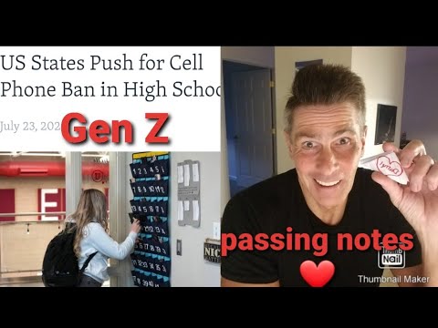 Gen Z and cell phones in school. Gen X nothing but a payphone - YouTube
