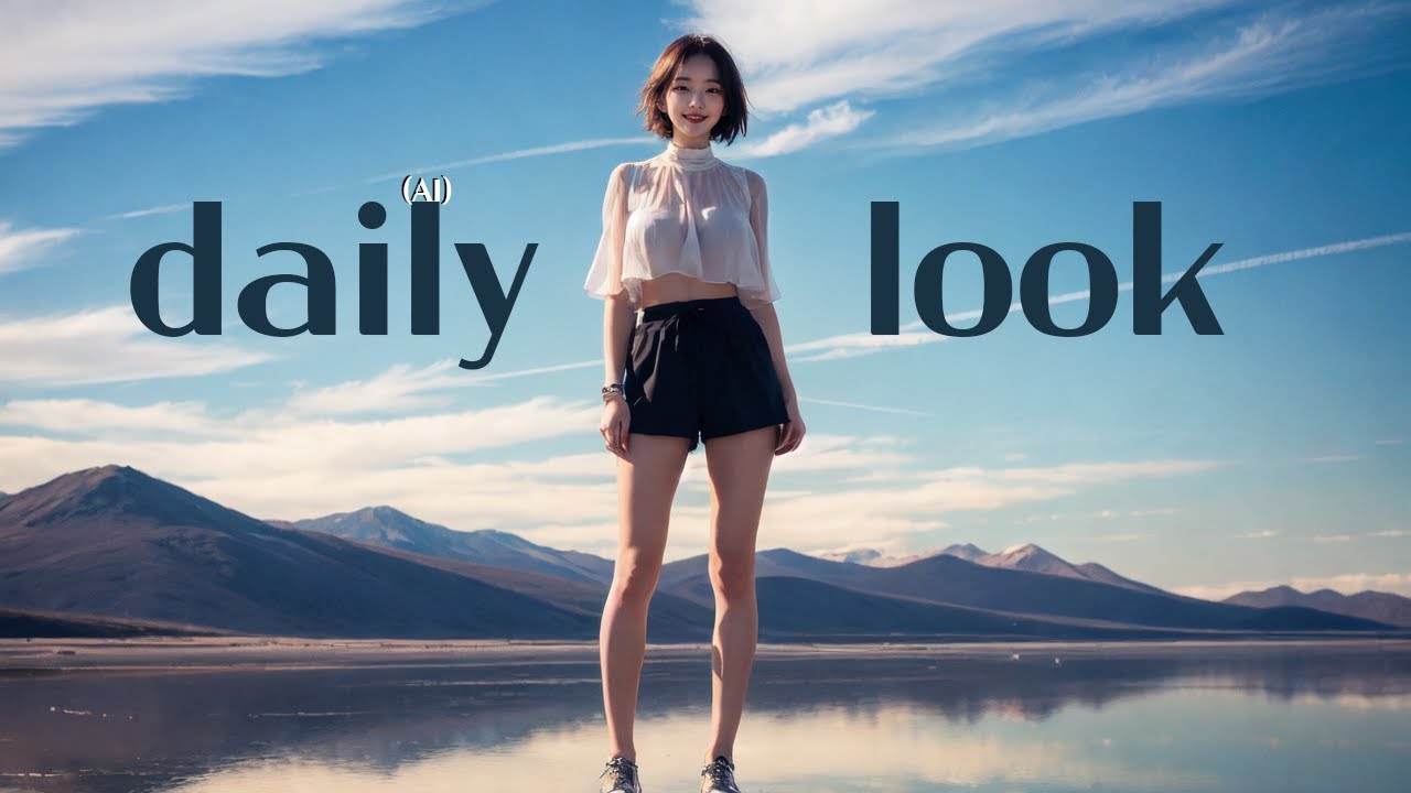 daily look, いっさいふく, 데일리룩 lookbook (Realistic 4K , AI - 29) - YouTube