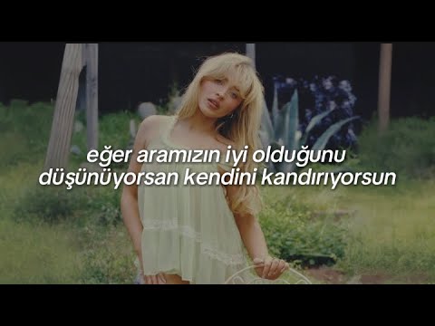 Sabrina Carpenter - Sharpest Tool (Türkçe Çeviri)
