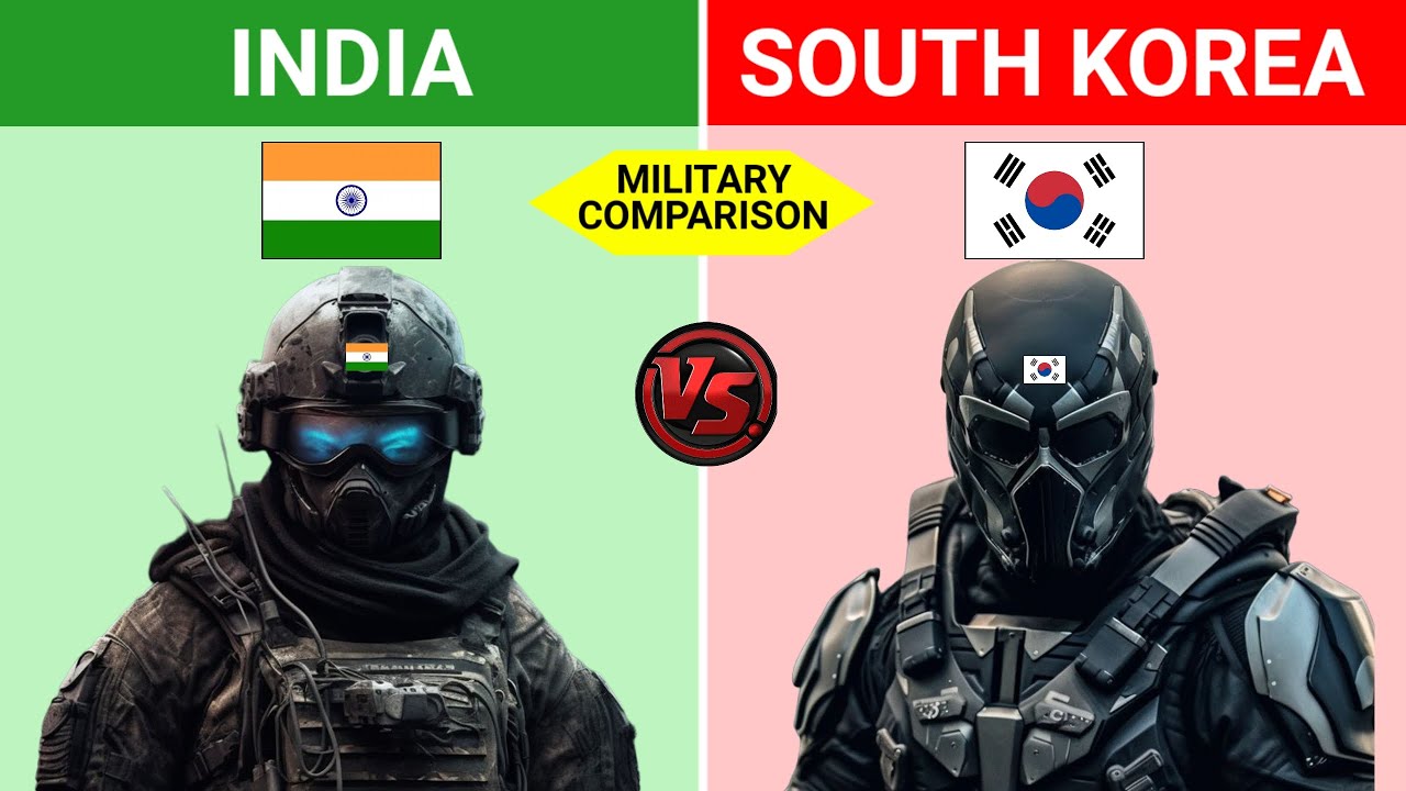 India vs South Korea Military Power 2024 | Soutg Korea vs India Army ...