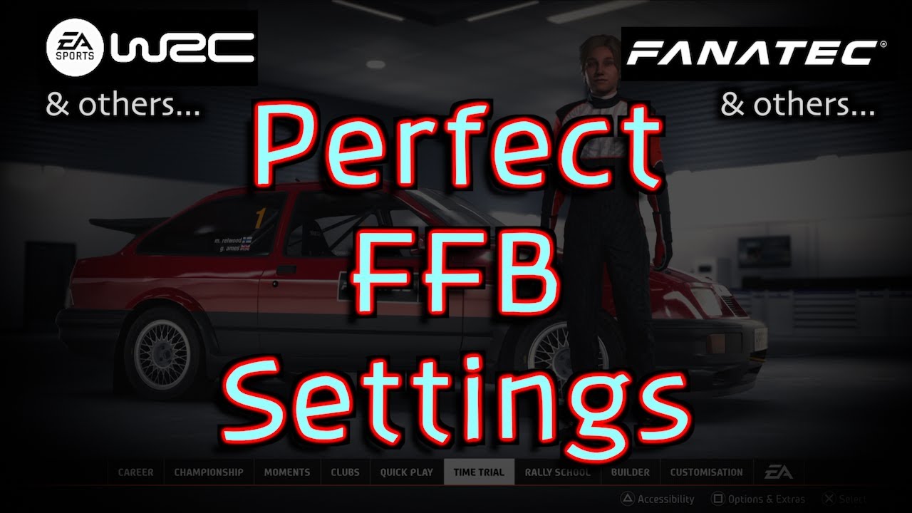Perfect FFB settings for EA WRC, Fanatec, etc. - YouTube