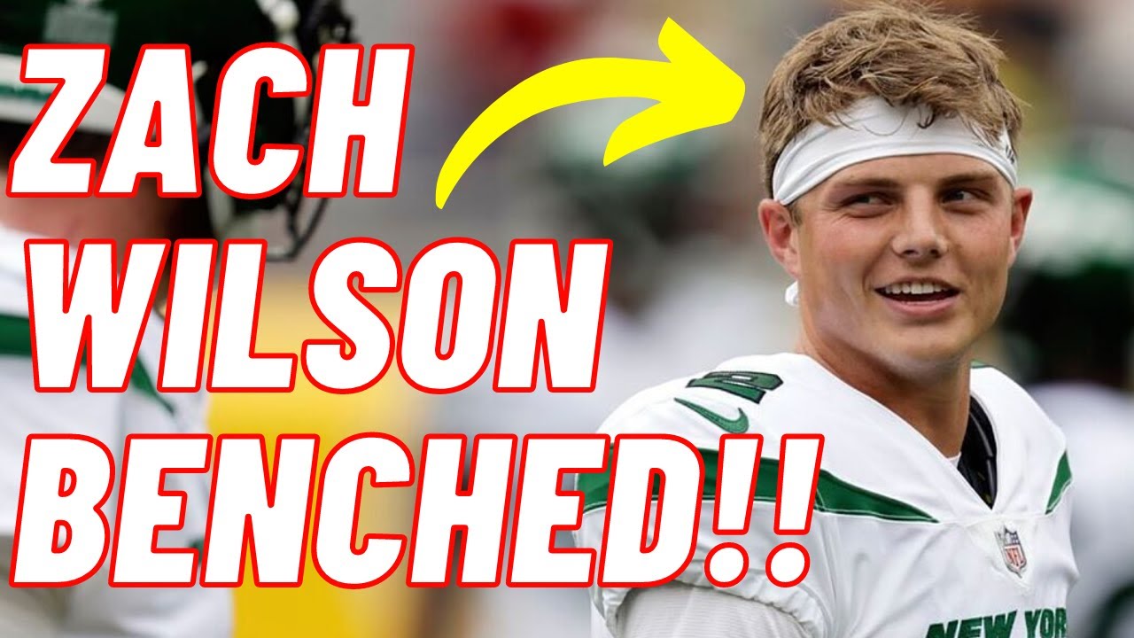 The New York Jets BENCH Zach Wilson In Favor Of Mike White - YouTube