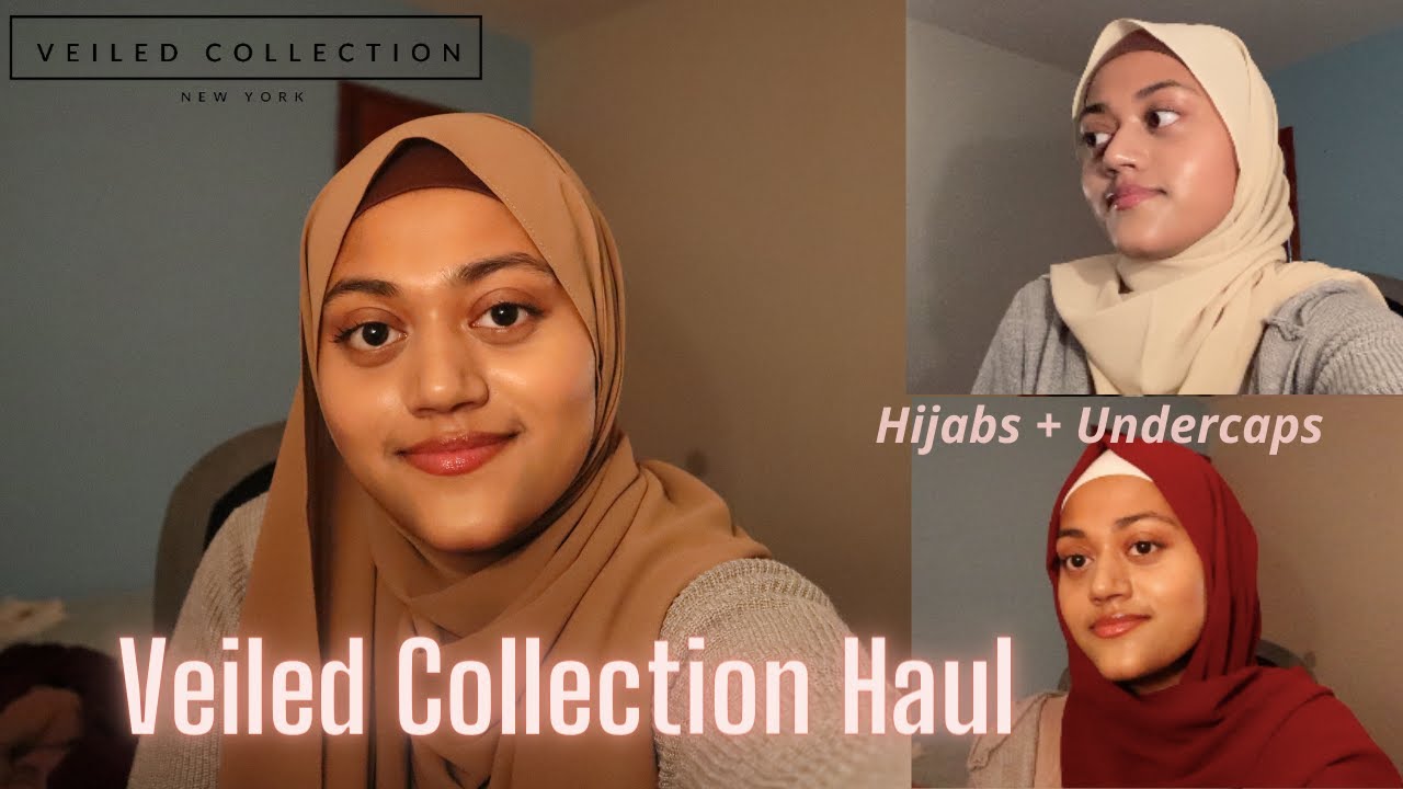 Veiled collection try on Haul | Hijabs + Undercaps review - YouTube