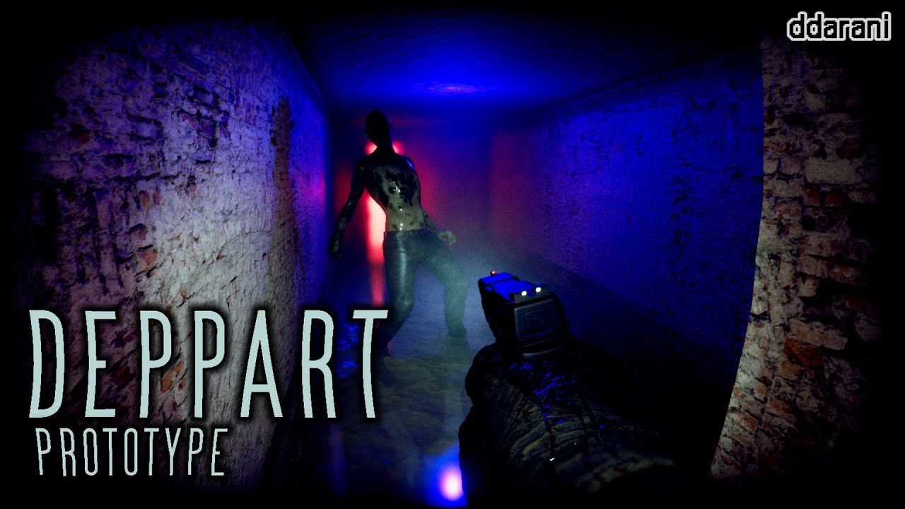 목숨 딱 1개! 적에게 닿으면 바로 죽는 FPS 공포게임 [디파트 프로토타입/DEPPART prototype] - YouTube