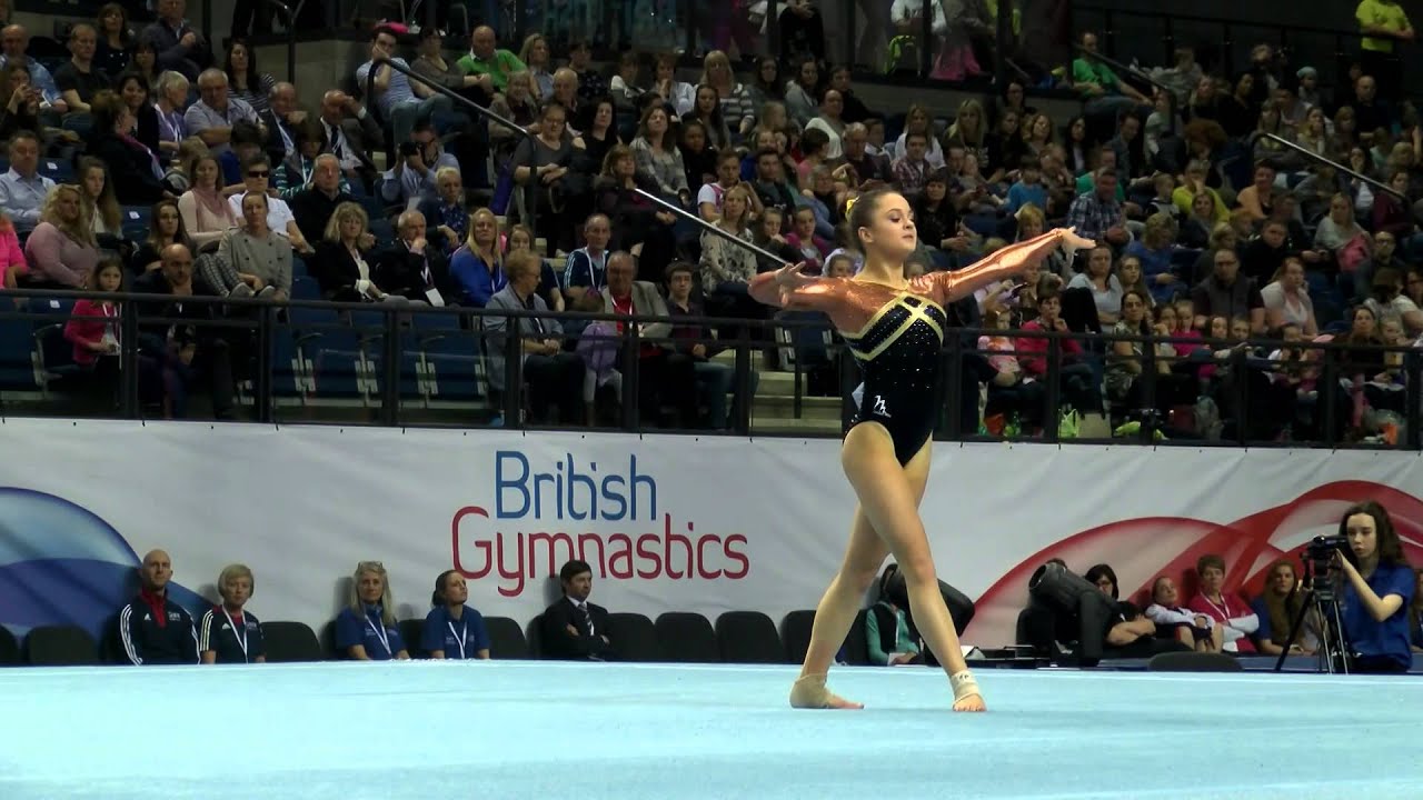 Angel Romaeo - Floor - 2015 British Gymnastics Championships ...