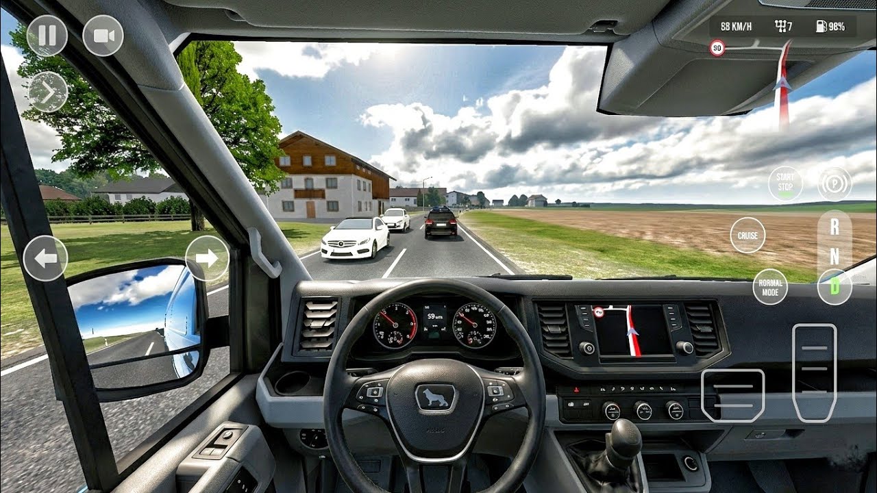 Drive Real Truck Simulator Premium Gameplay | Delivering Parcels in MAN ...
