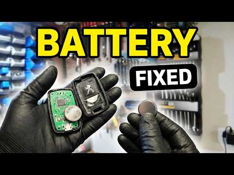 How to replace peugeot key battery #batterykey #Peugeot #key - YouTube