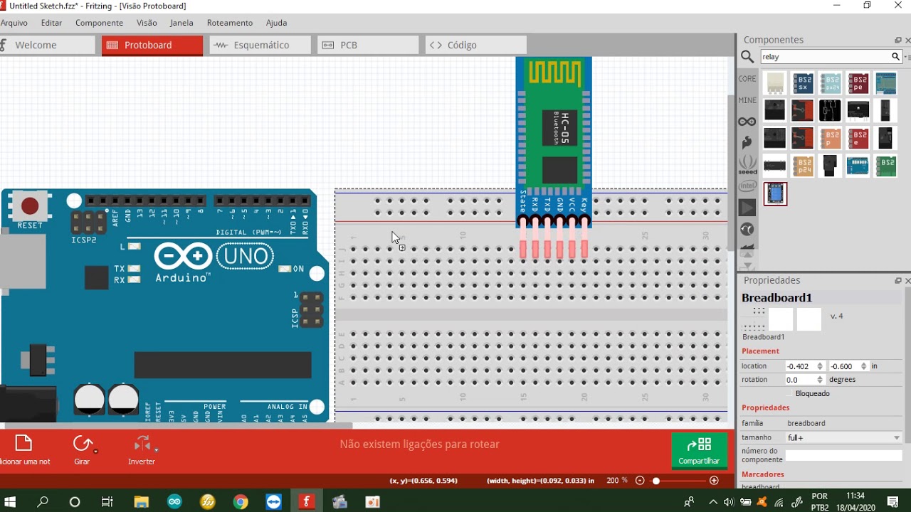 Módulo Bluetooth Arduino Fritzing Youtube