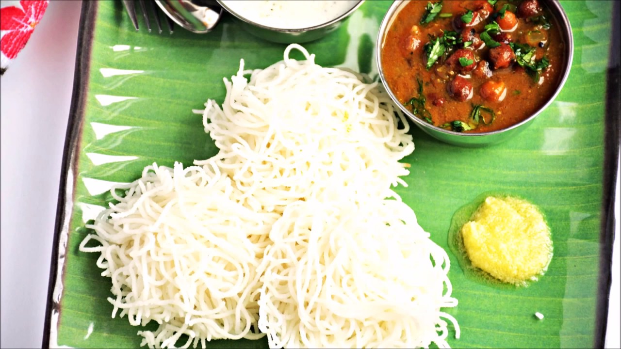 Idiyappam / string hoppers from 7aumsuvai - YouTube