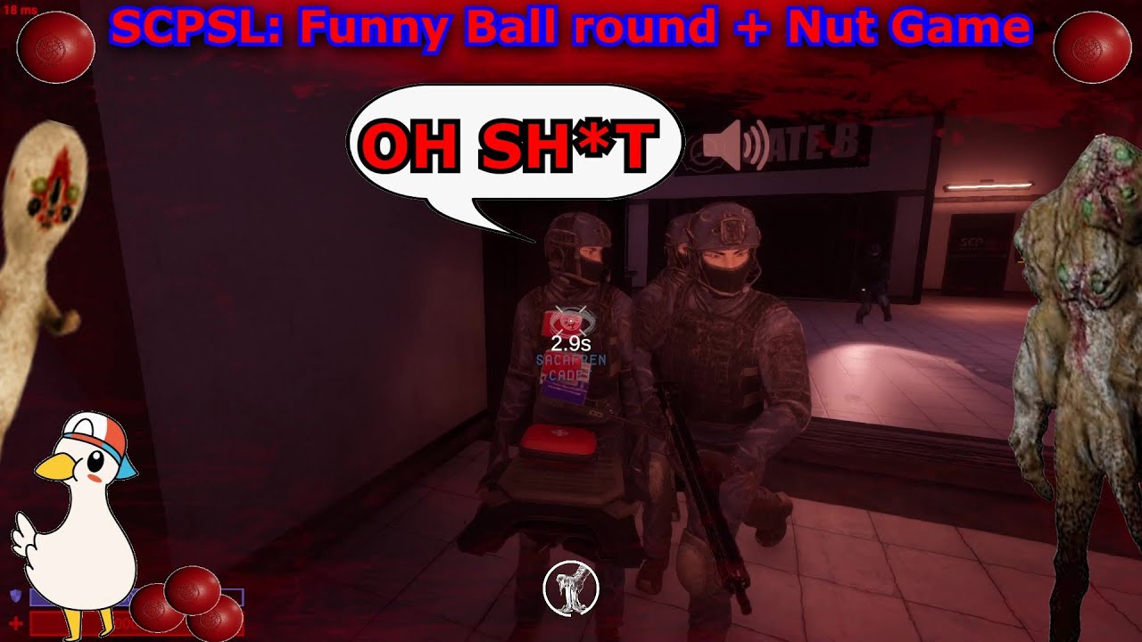 SCPSL: Funny Ball round + Nut Game - YouTube