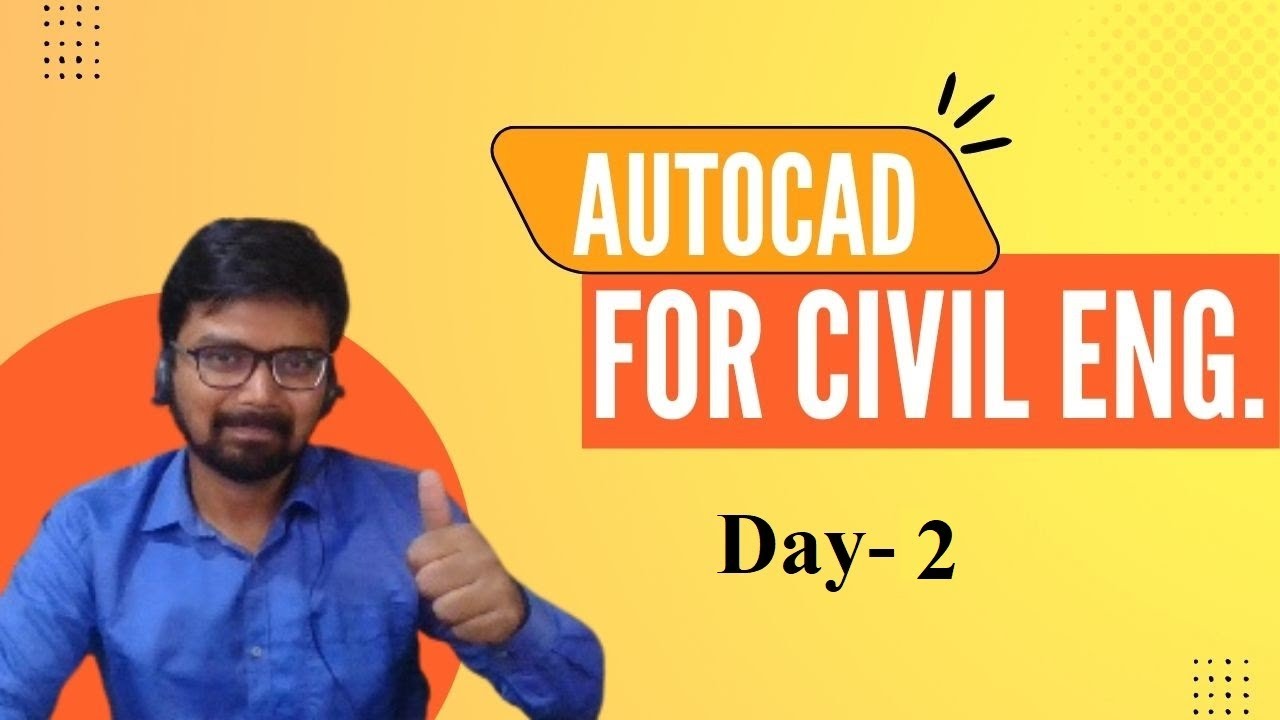 Building Drawings in AutoCAD for Civil Engineers| Day 2 - YouTube