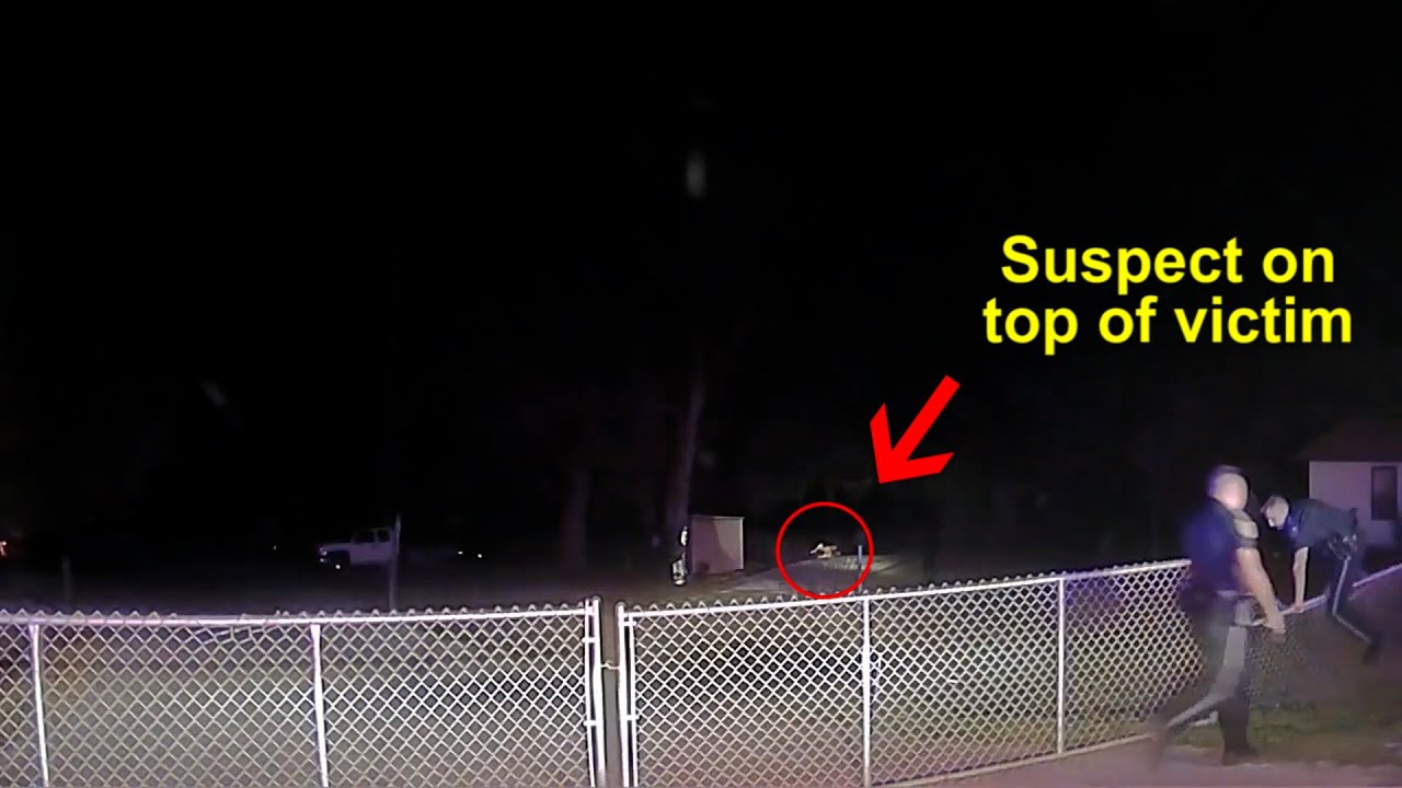 Florida deputies jump fence to run toward man waving gun at victim ...