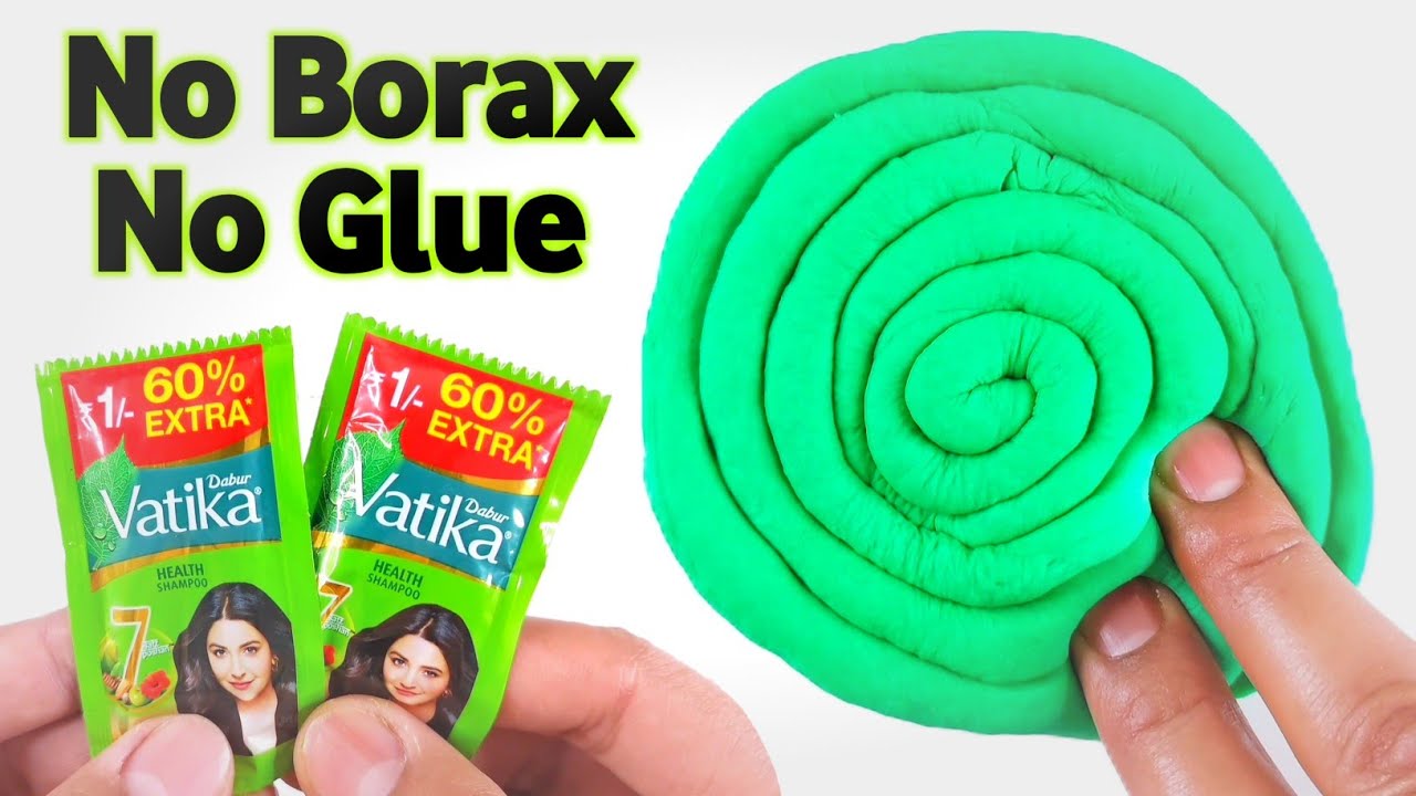 Sugar & Shampoo Slime at home | How to make slime without Glue or Borax ...