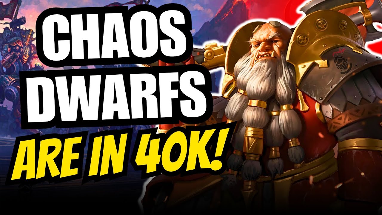 There Might Be CHAOS DWARFS In Warhammer 40K! - YouTube