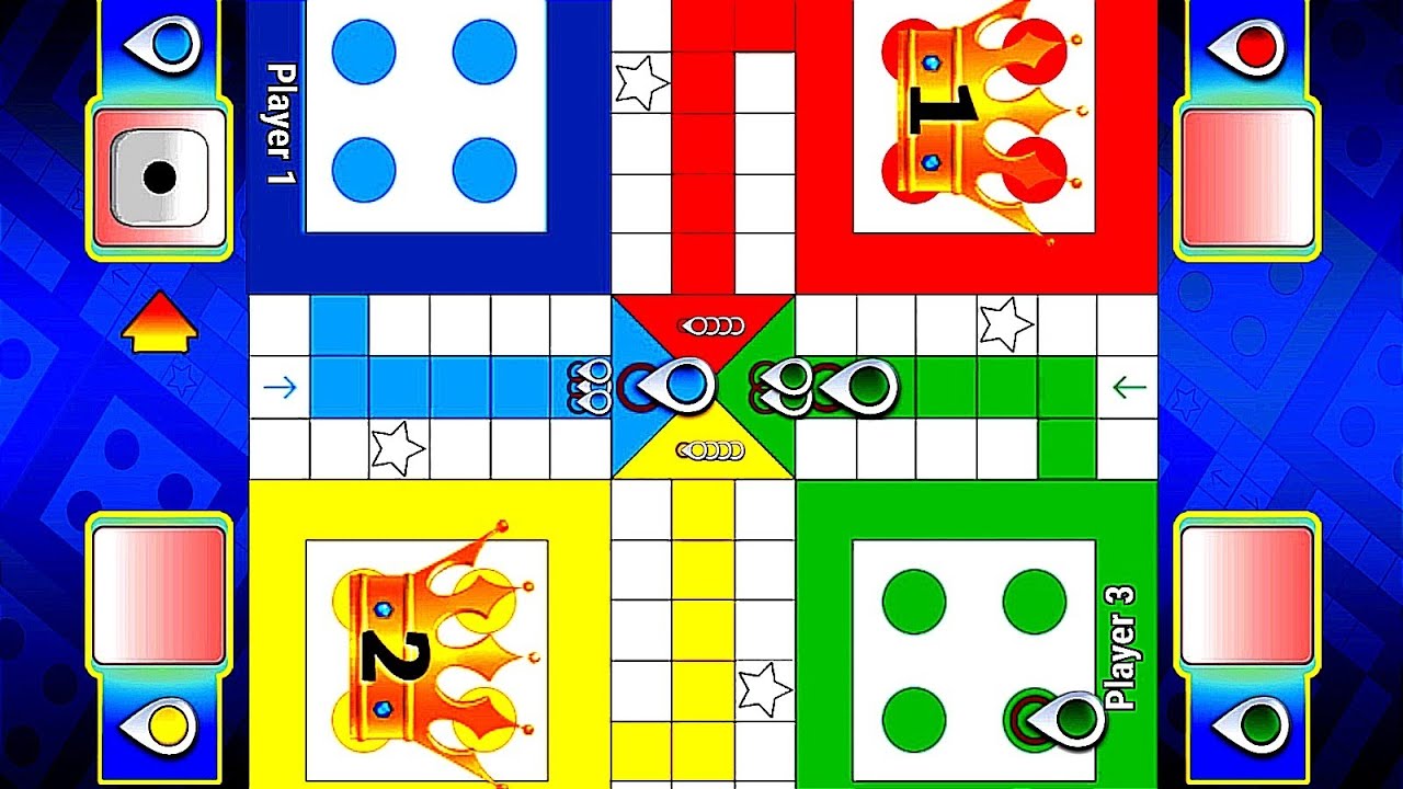 Ludo game in 4 players || Ludo King || ludo gameplay लूडो किंगगेम ...