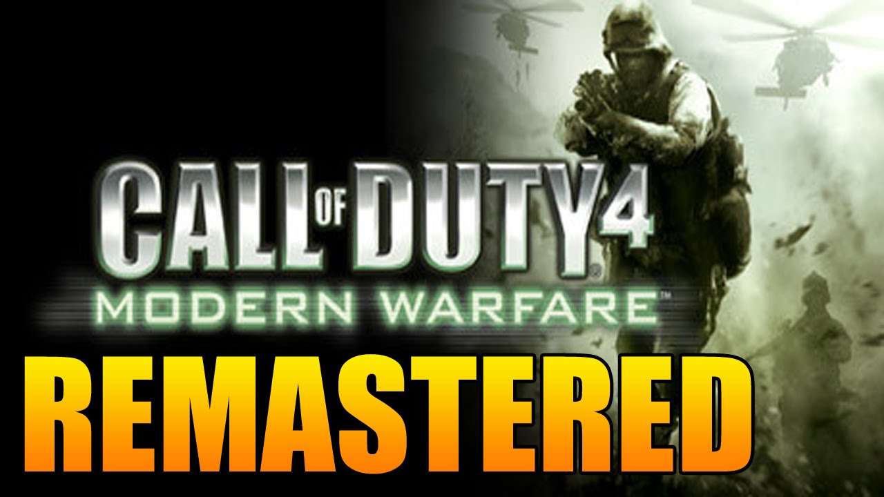 Call of Duty 2016 = CoD 4 Modern Warfare Remastered? - YouTube
