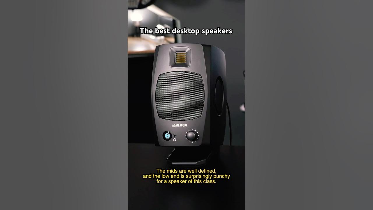 These Desktop Speakers Sound Amazing! #adamaudio D3V Review - YouTube