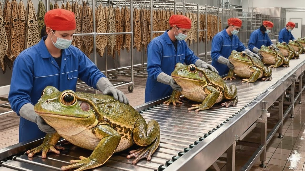 Inside the Frog Leather Factory: How Exotic Frog Skins Become Million ...