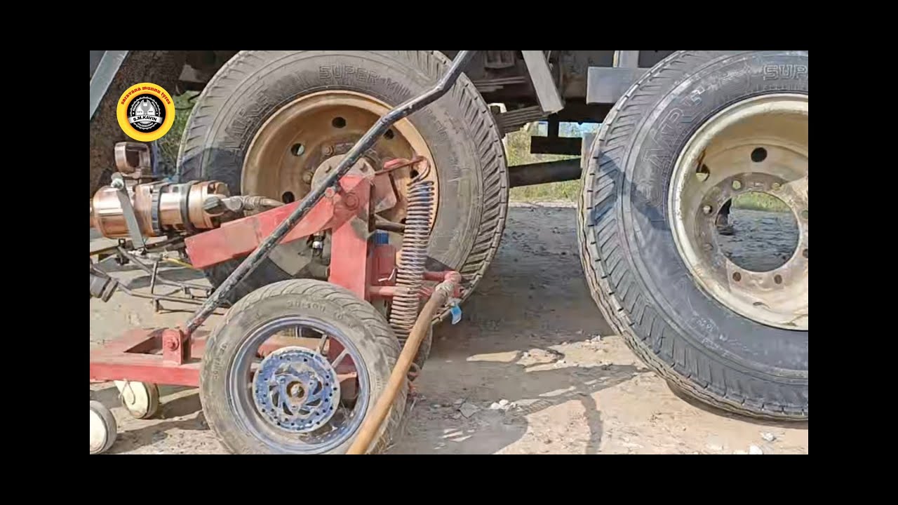 8 - 25 - 20 Tyre replacement // easy method tyre change - YouTube