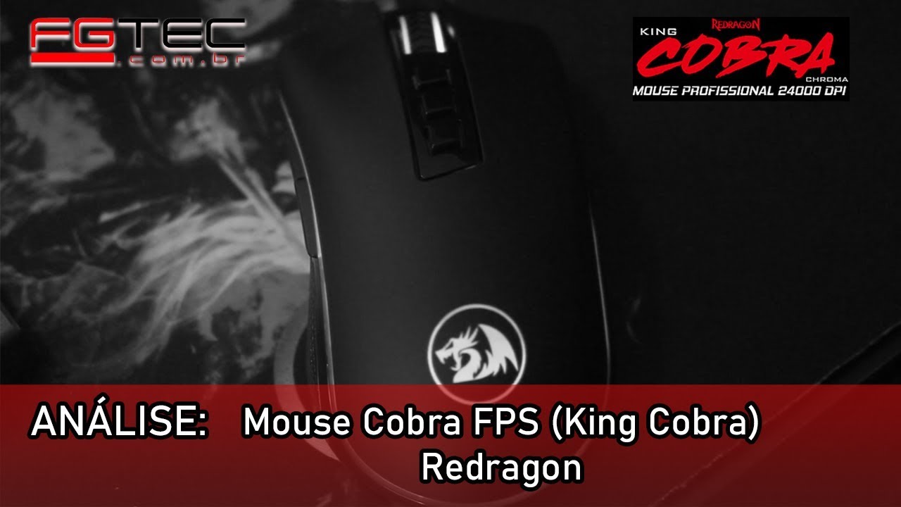 Mouse Cobra FPS (King Cobra) Redragon - ANÁLISE - YouTube
