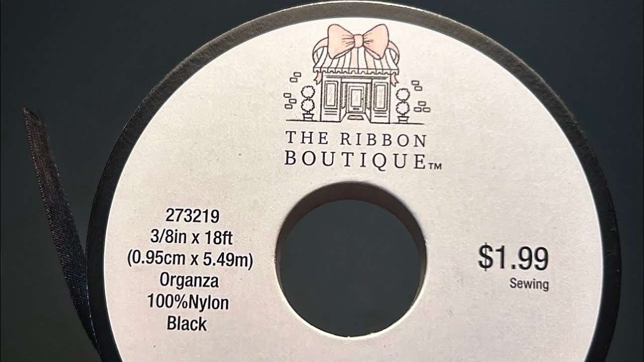 How I prepare my organza ribbon for nymph legs. - YouTube