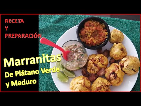 Marranitas de Plátano Verde y Maduro - YouTube