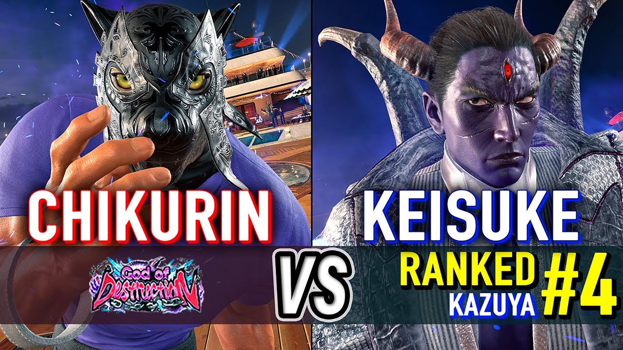 T8 🔥 CHIKURIN (King) vs KEISUKE (#4 Ranked Kazuya) 🔥 Tekken 8 High ...