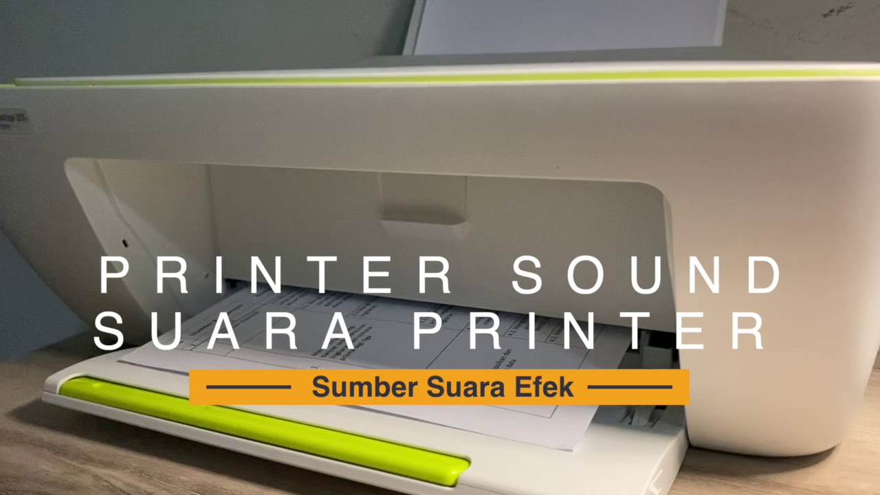 Printer Sound/Suara Printer - YouTube