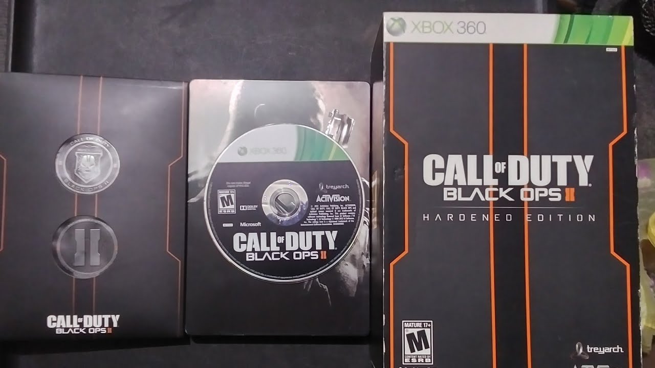 Unboxing Black Ops 2 Hardened Edition (Xbox 360) - Ebay find - YouTube