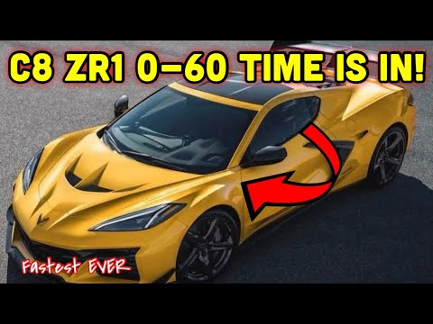 0-60 TIME! 2025 c8 ZR1 Corvette 0-60 TIME is OUT and it's FASTER ...