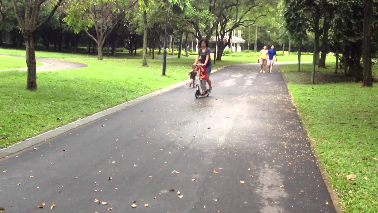 Scooting at west coast park - YouTube