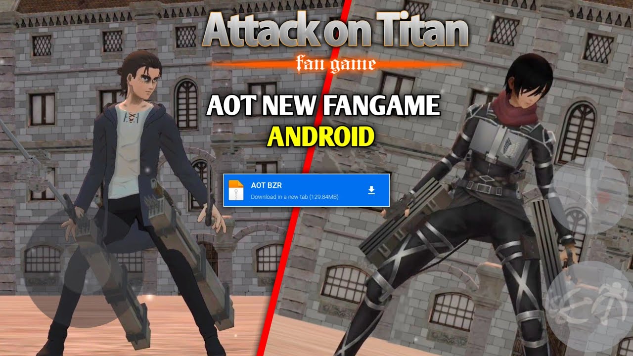 New Game | Attack On Titan Fangame Android | Aot Fangame Mobile - YouTube