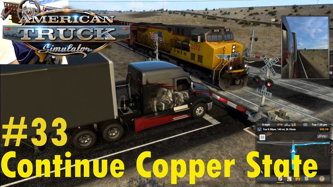 American Truck Simulator - Gameplay - #33 - Continuing Copper State ...