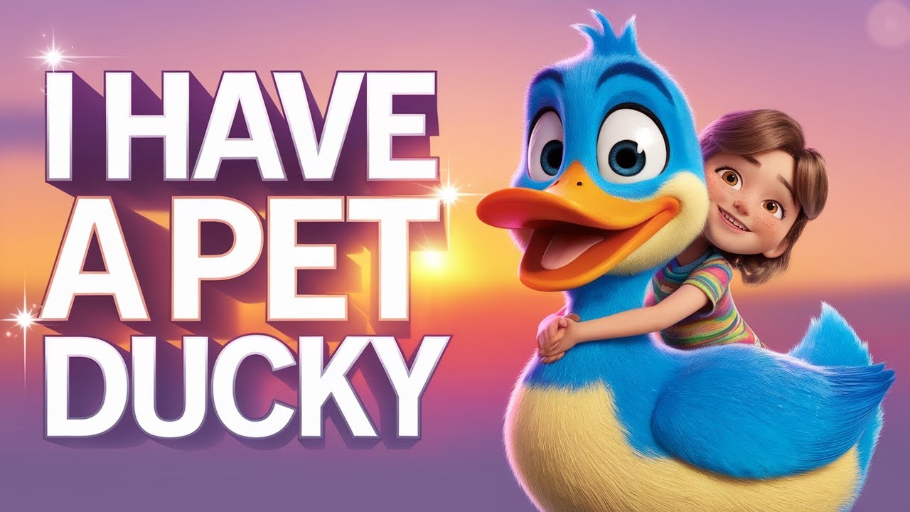 My Pet Ducky Song for Kids | Fun Animal Songs with Quacks and Waddles ...
