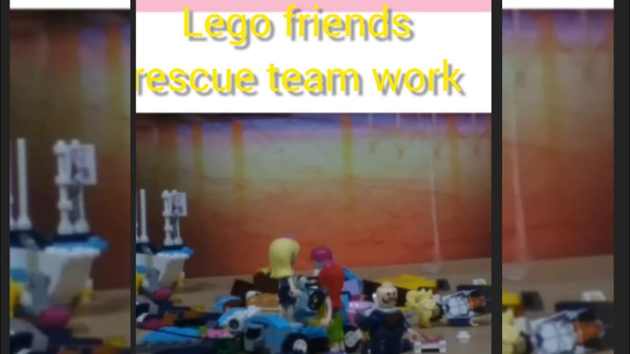 Lego friends rescue team work - YouTube