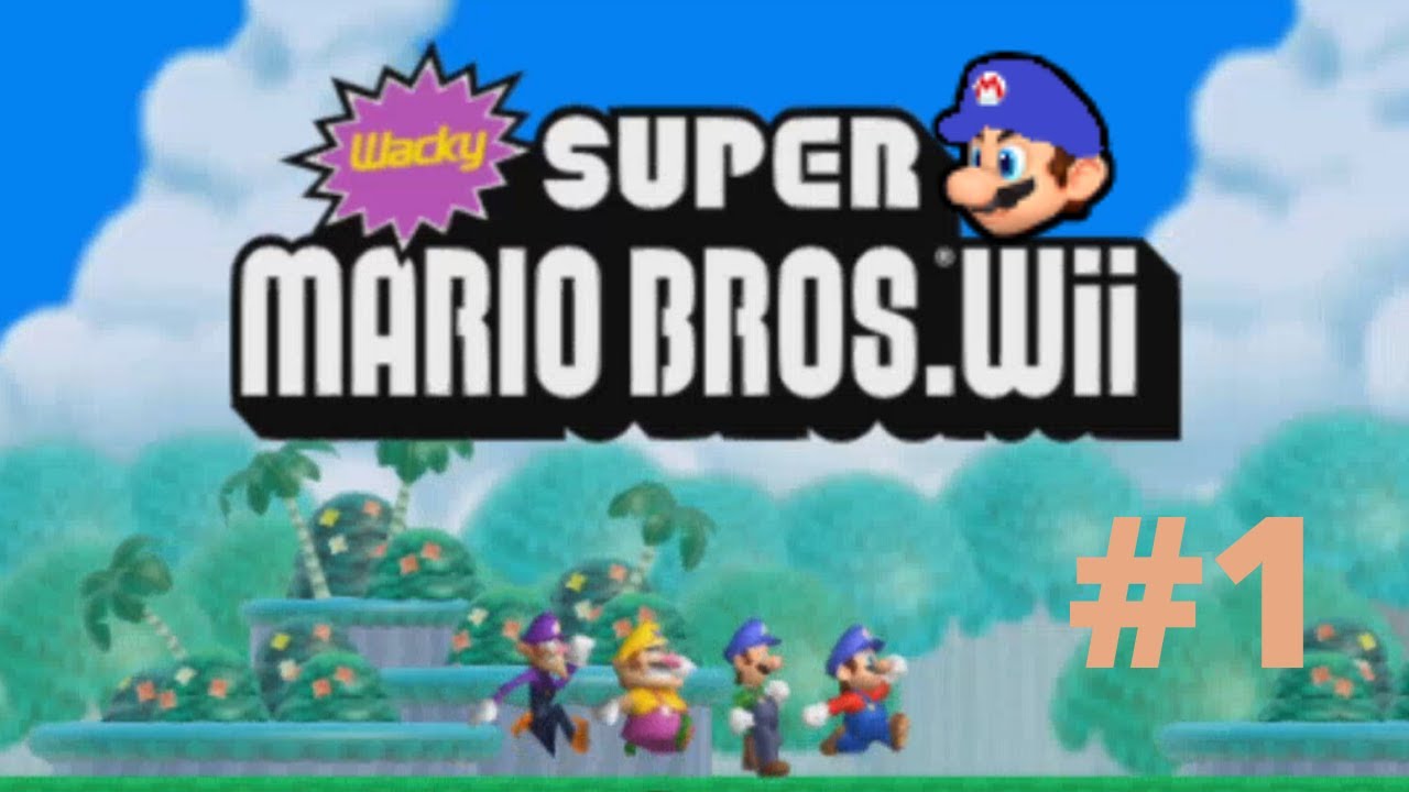 Wacky Super Mario Bros. Wii #1 - Larry is Everywhere! - YouTube