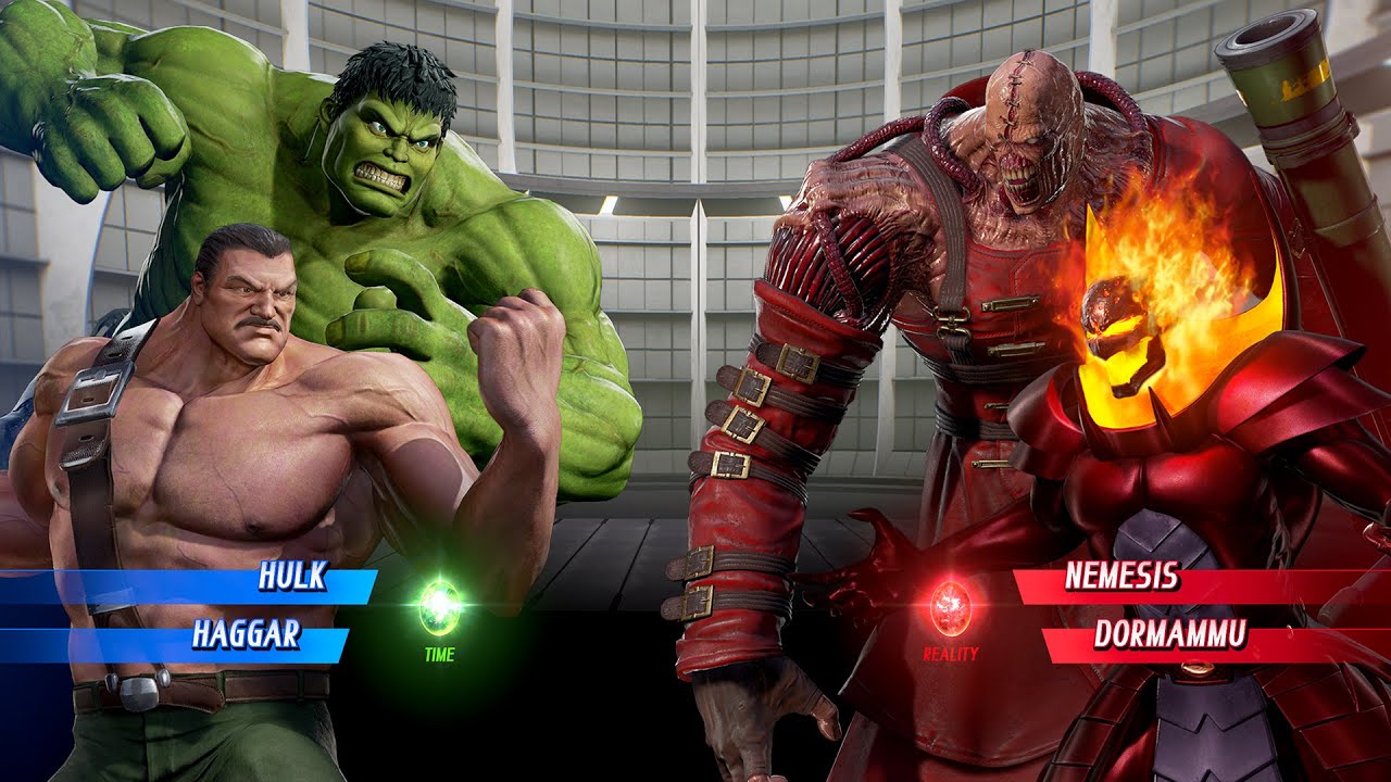 Hulk & Haggar VS Nemesis & Dormammu - Marvel vs Capcom Infinite | 4K ...