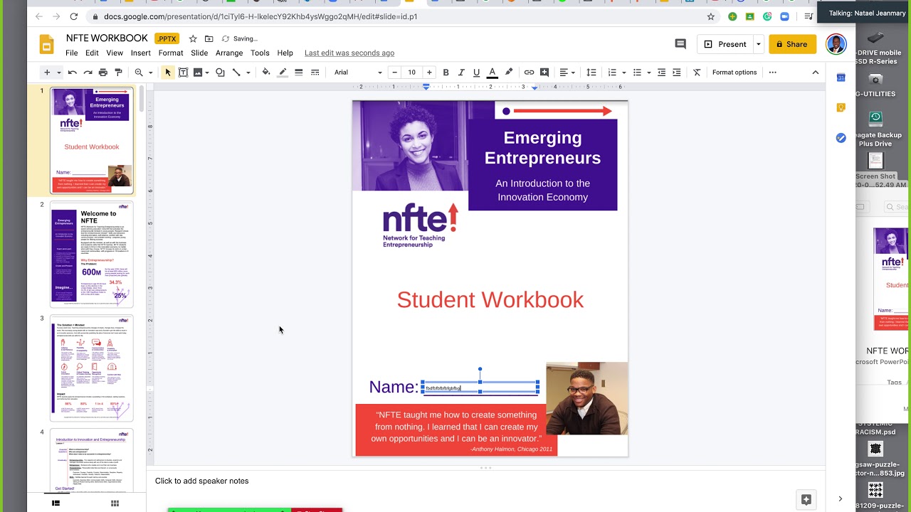 Download and fill document in google slide - YouTube