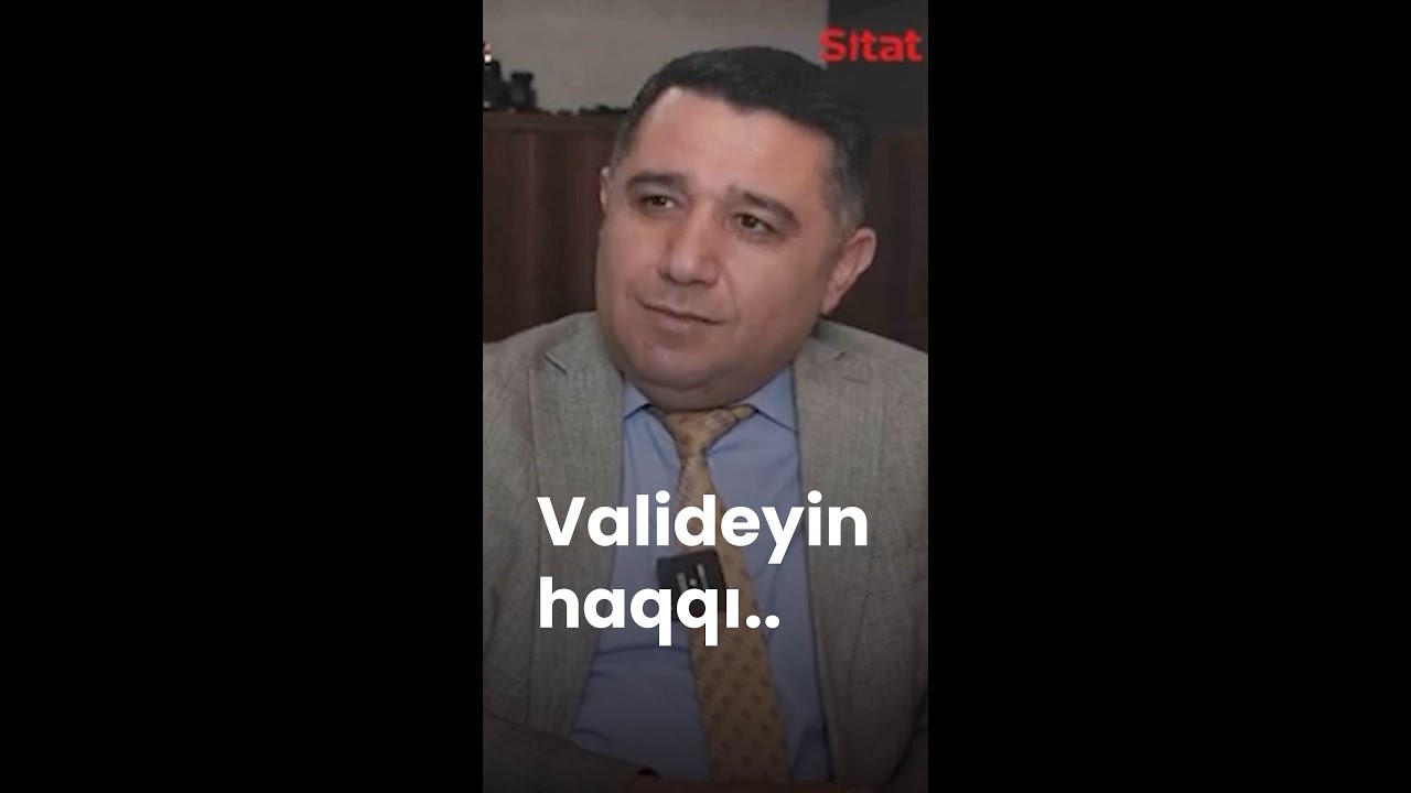 Valideyn haqqı.. - YouTube
