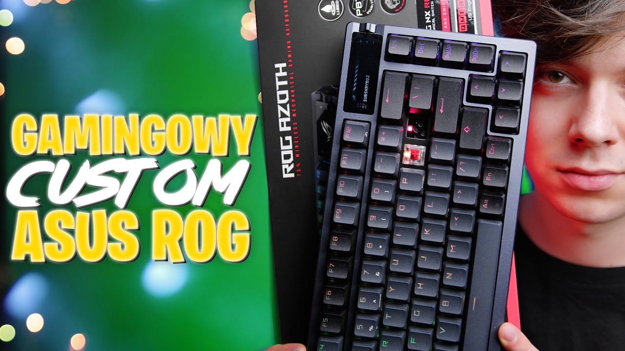 CUSTOM OD ASUSA?🔥 - ROG AZOTH | Test i recenzja - YouTube