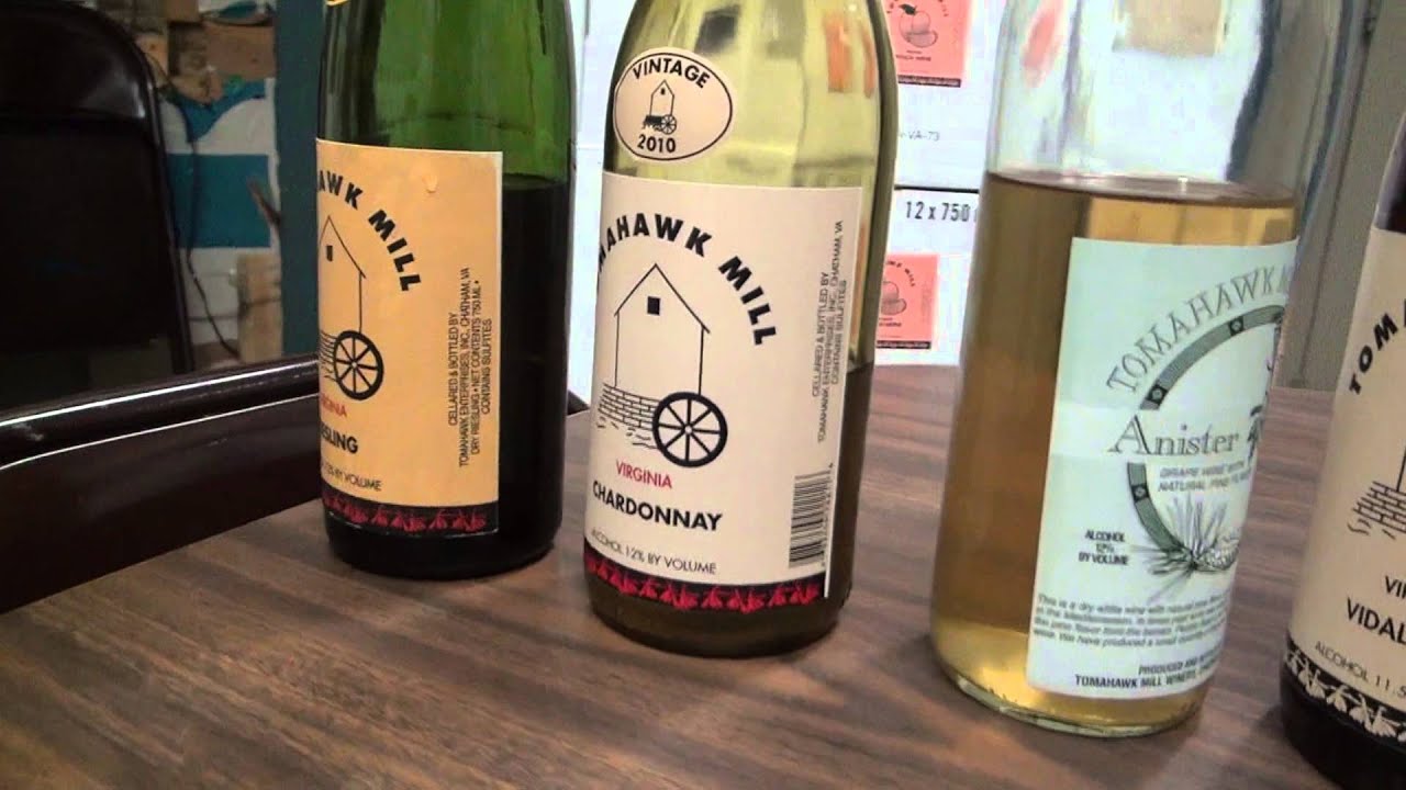 Tomahawk Mill Vineyard and Winery Tour Chatham VA - YouTube