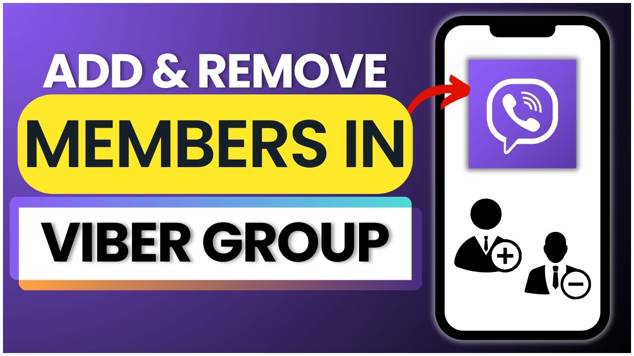 How to Add & Remove Members in Viber Group 2025 - YouTube