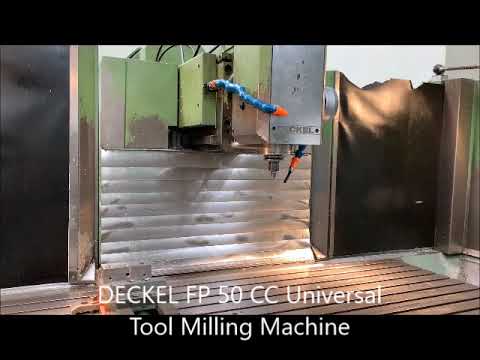 DECKEL FP 50 CC Universal Tool Milling Machine - YouTube