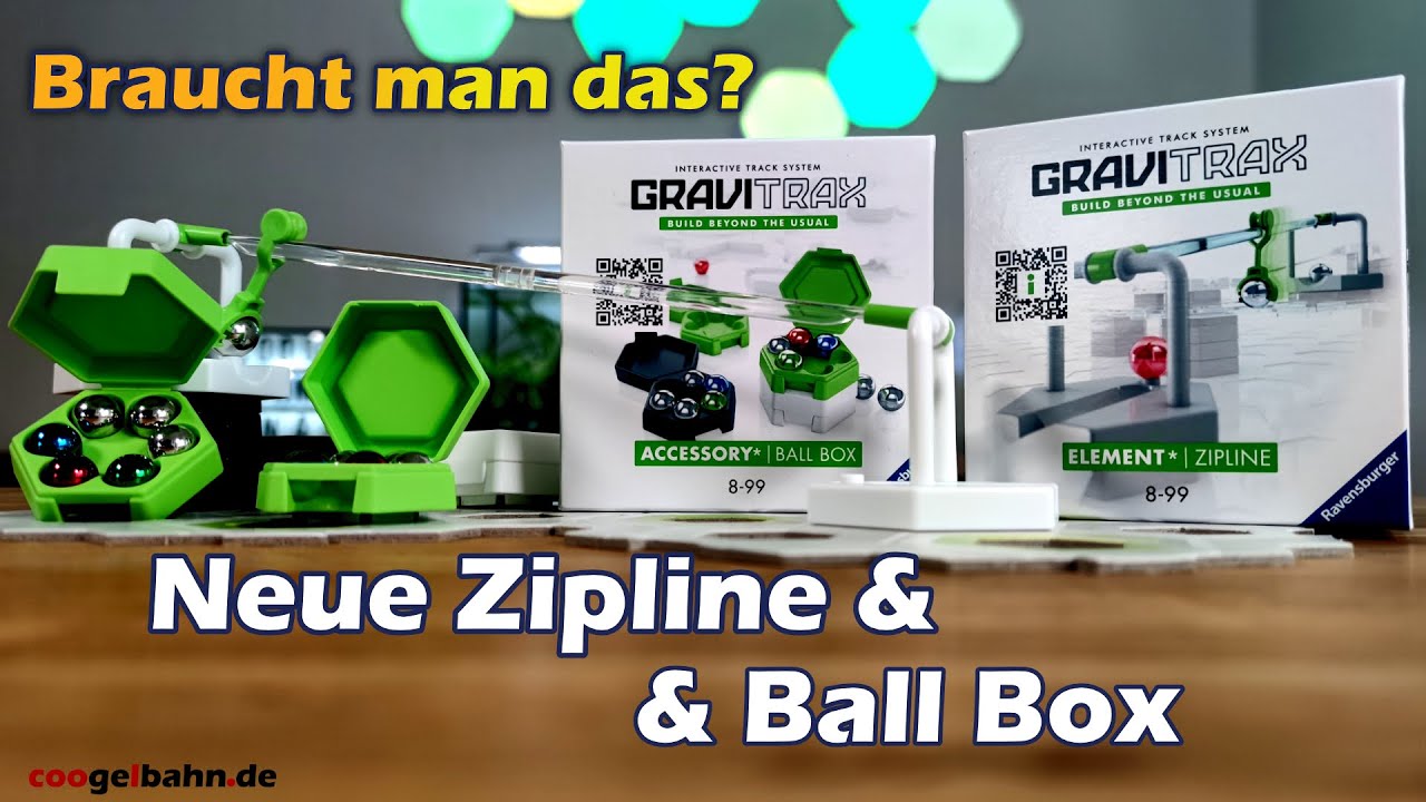 GraviTrax ZIPLINE 🆕 Vergleich ALT VS. NEU - Was die neue Seilbahn ...