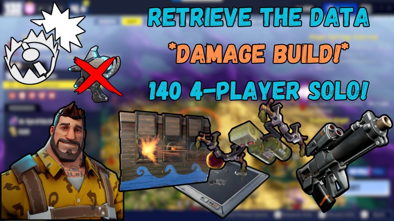 Fortnite STW B.A.S.E. Kyle SOLOS 140 4-Players Like NOTHING! Retrieve ...
