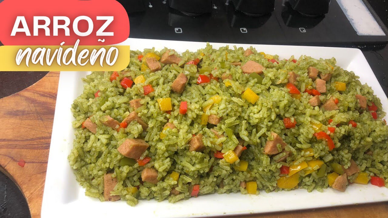 COMO HACER ARROZ NAVIDEÑO - RECETA NAVIDEÑA - ARROZ NAVIDEÑO - YouTube